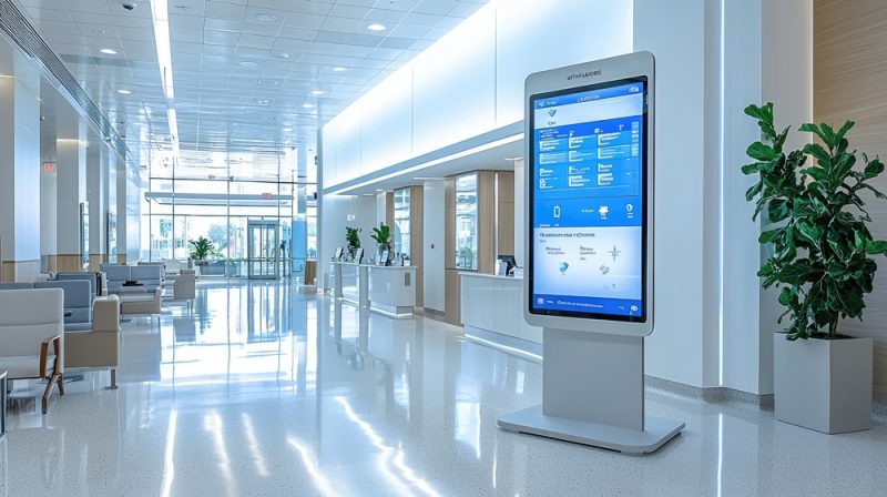 Enhancing patient experiences and operation efficiency with digital signage